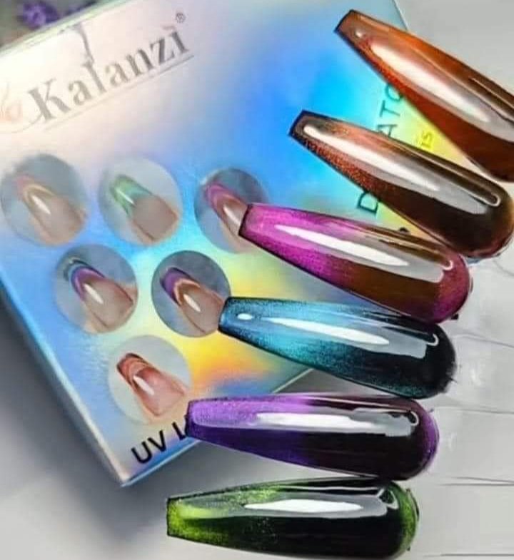 Gama Kalanzi Cat Eye 6 tonos – Brenda Glam Nails